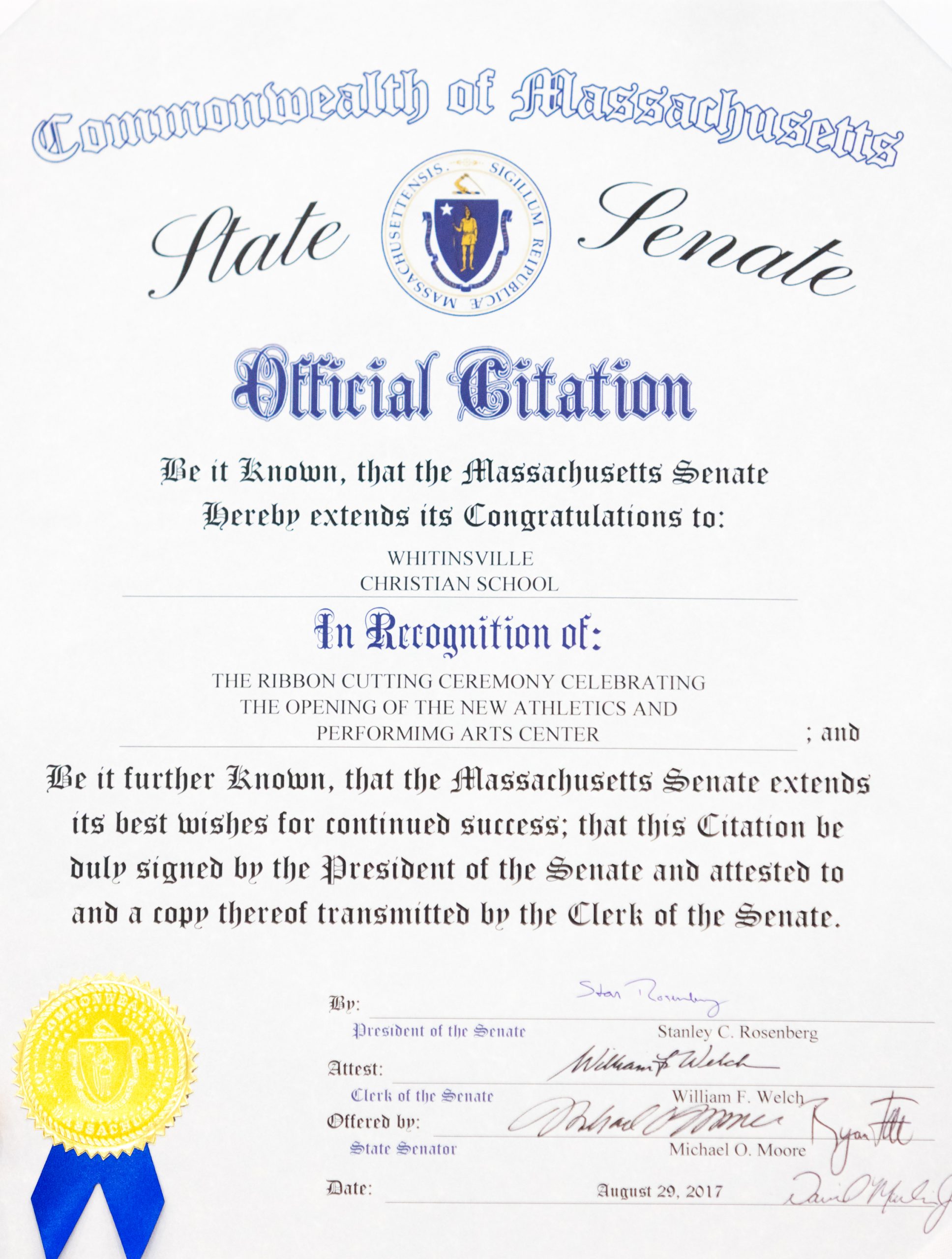 WCS Celebrates New School Year with Convocation and Ribbon Cutting | WCS